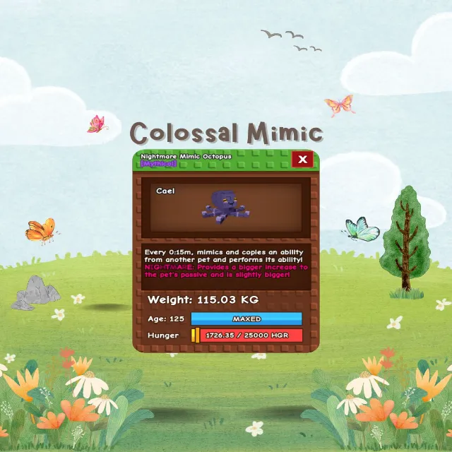 colossal nightmare mimic 15 seconds (115.03 KG) - Other Game Item ...