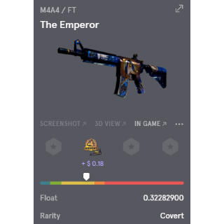 M4A4 | The Emperor FT - CS2 Game Items - Gameflip