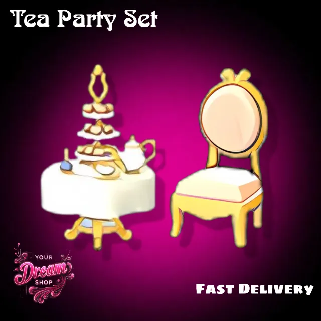 Tea Party Set - Adopt Me Game Item - Gameflip