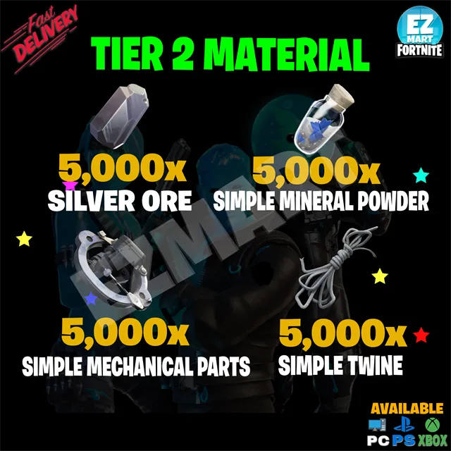 2 Star 5k Each Bundle - Fortnite Game Item - Gameflip