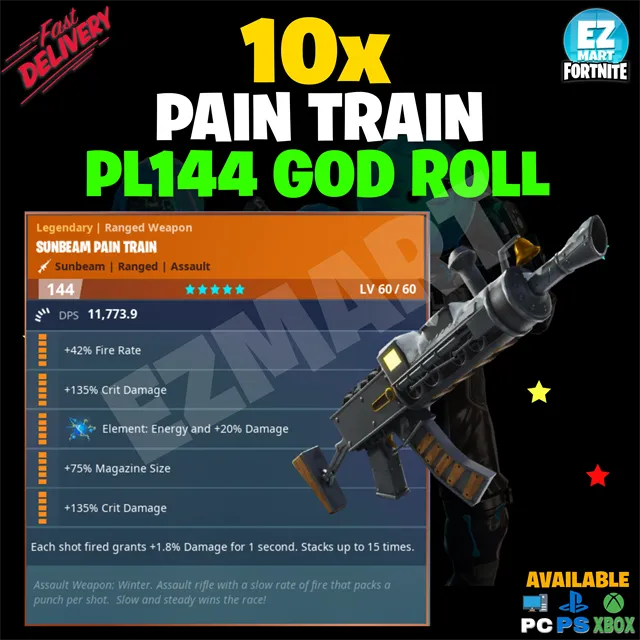 Pain Train - Fortnite Game Item - Gameflip