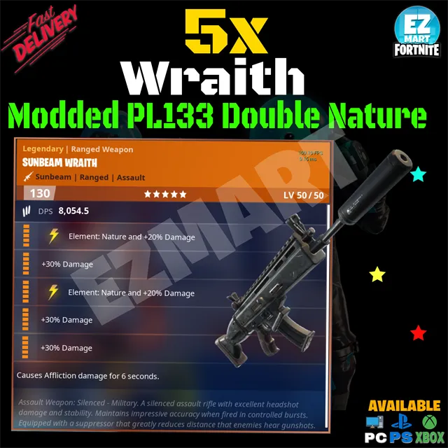 Modded Wraith - Fortnite Game Item - Gameflip