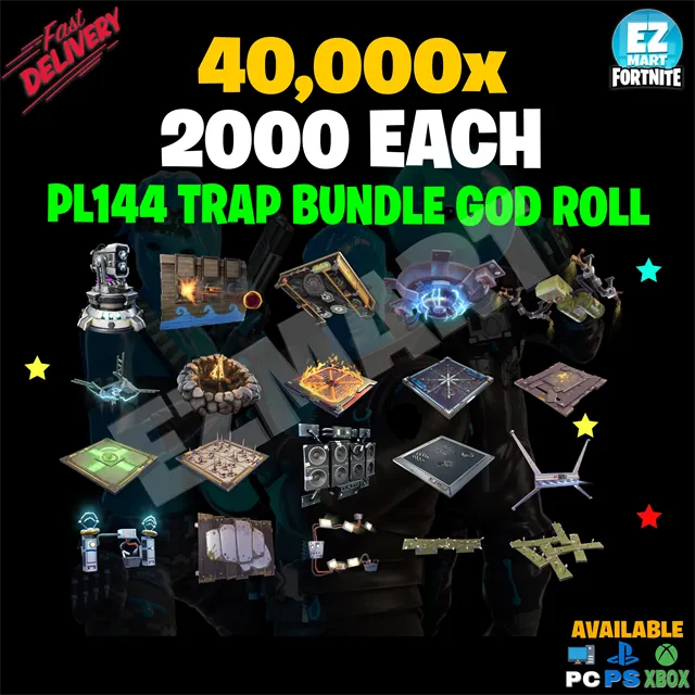 40,000x PL144 Traps - Fortnite Game Items - Gameflip