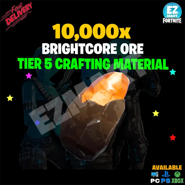 10,000x Brightcore Ore - Fortnite Game Items - Gameflip
