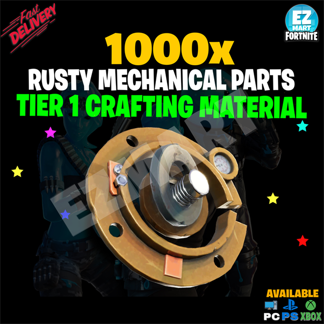 1K Rusty Mechanical Parts - Itens de Jogos - Gameflip