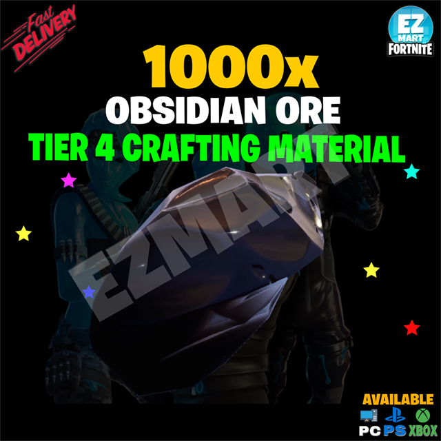 1K Obsidian Ore - Game Items - Gameflip