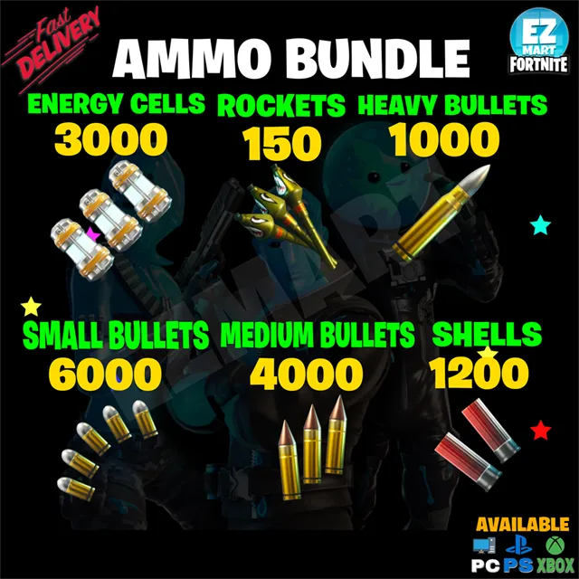 Ammo Bundle - Fortnite Game Items - Gameflip