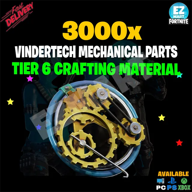 Vindertech Mechanical Parts - Fortnite Game Item - Gameflip