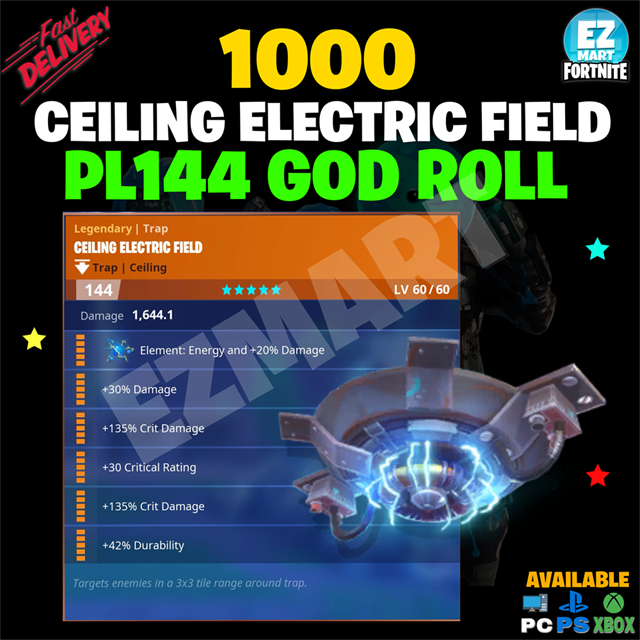 Ceiling Electric Field Traps - Game Items - Gameflip