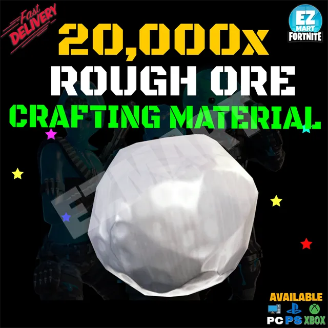 20,000x Rough Ore - Fortnite Game Items - Gameflip