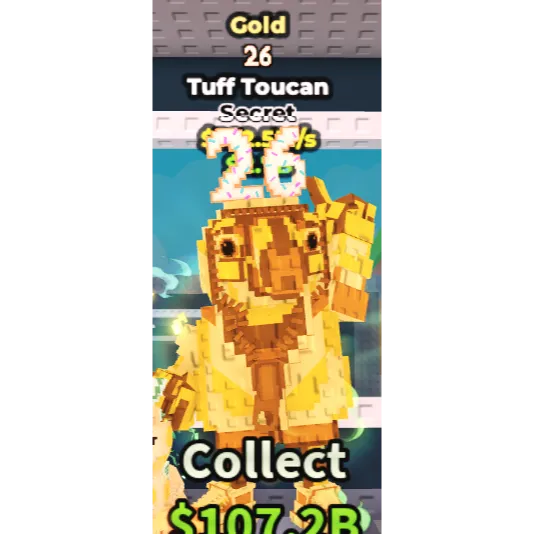 tuff toucan gold - Steal a Brainrot Game Item - Gameflip