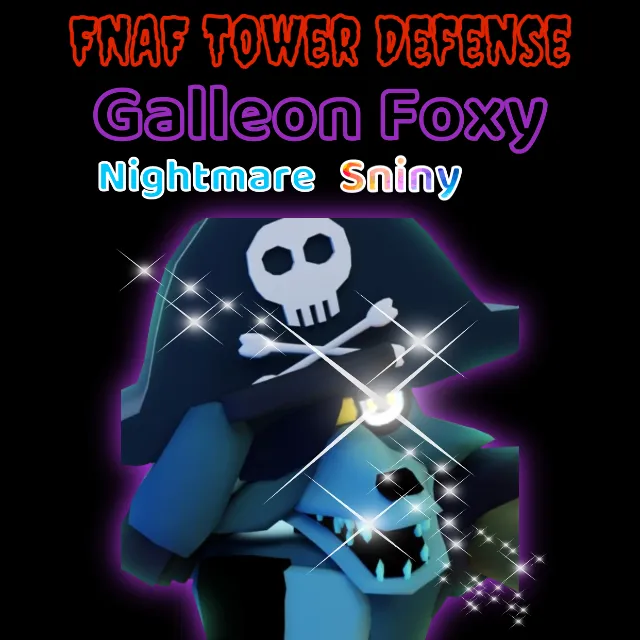 Shiny Galleon Foxy FN TD - Other Game Items - Gameflip