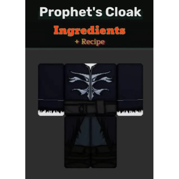 Prophet's Cloak | Deepwoken - Deep Woken Item do jogo - Gameflip