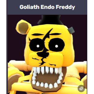 Goliath Endo Freddy FN TD - Other Game Items - Gameflip