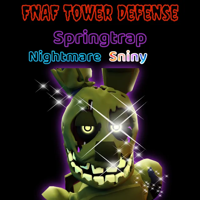 Shiny Springtrap FN TD - Other Game Items - Gameflip