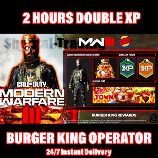 CALL OF DUTY BURGER KING OPERATOR SKIN - XBox One Games - Gameflip