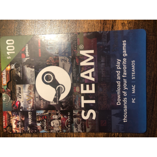 $100.00 Steam Gift Card INSTANT DELIVERY - Steam Gift Cards - Gameflip