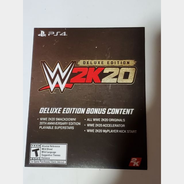 W2K20 Deluxe Edition Bonus Content WWE PS4 Playstation 4 - Other - Gameflip
