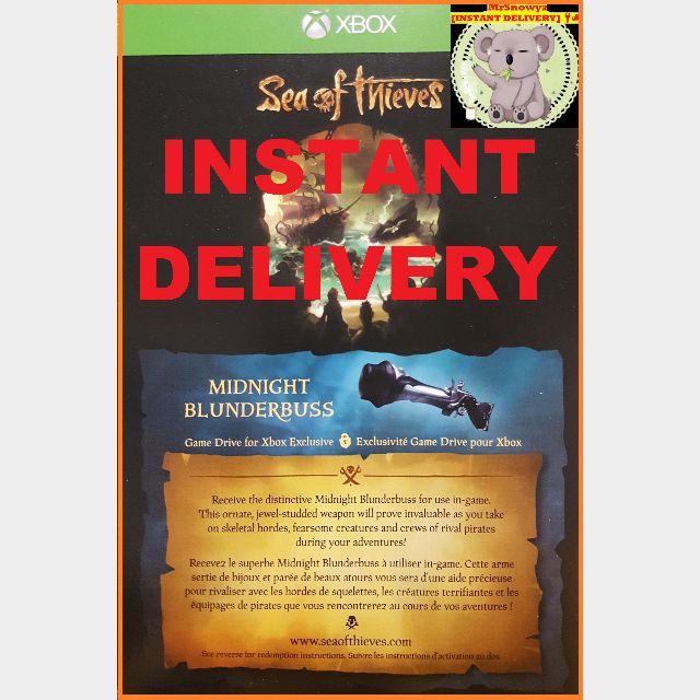 🔑 Sea of Thieves: Midnight Blunderbuss (in-game weapon skin) | 𝐃𝐢𝐠𝐢𝐭𝐚𝐥 ...