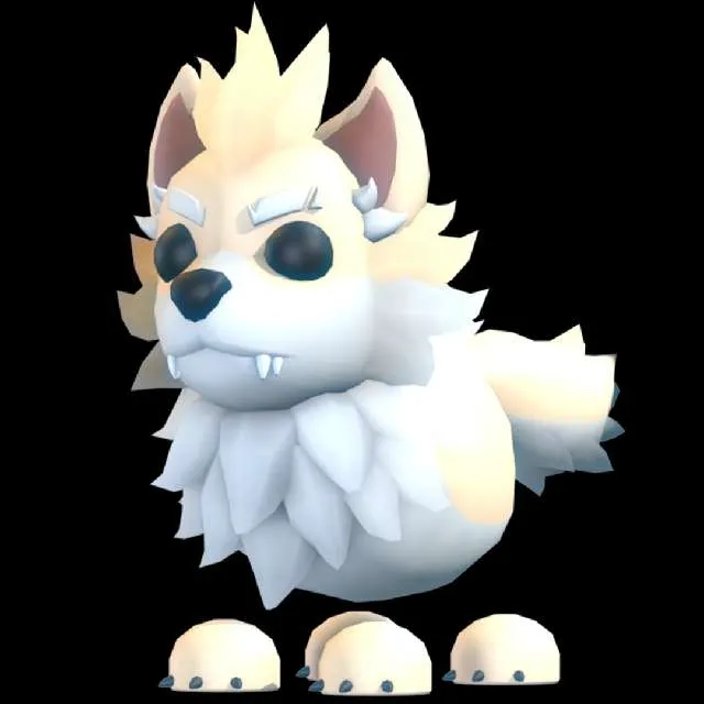 Mega Dire Wolf - Adopt Me Game Item - Gameflip