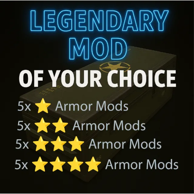 ANY 20 LEGENDARY MODS OF YOUR CHOICE - Fallout 76 Game Item - Gameflip
