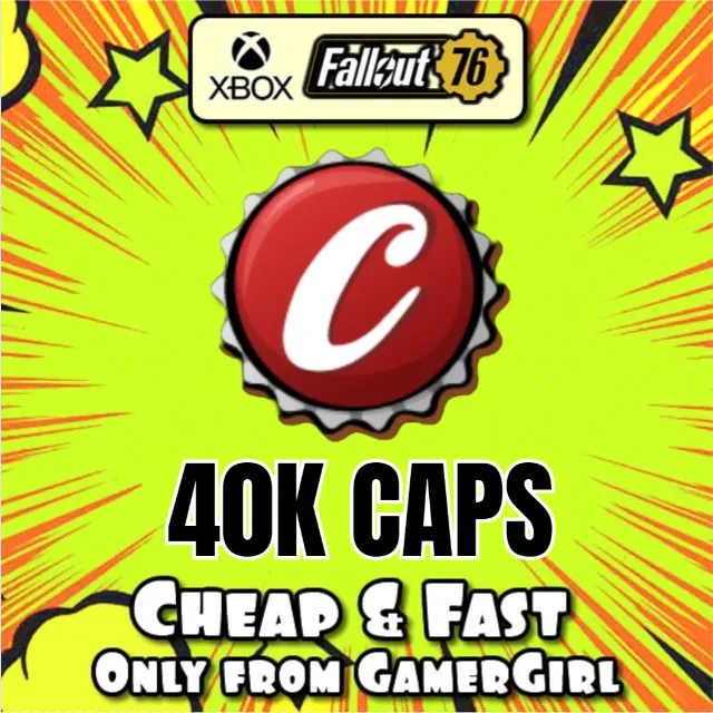 40K MAX CAPS - BUY 5 Get 1 FREE - Fallout 76 Game Item - Gameflip
