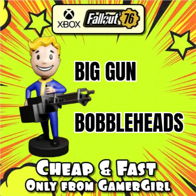 250 BOBBLEHEAD BIG GUN - FAST DELIVERY - XBOX - Fallout 76 Game Item ...