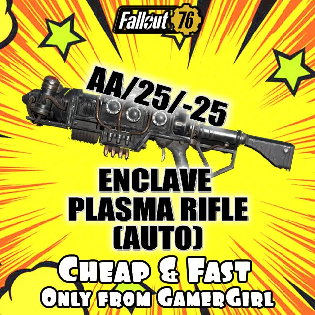 Enclave plasma rifle Automatic god roll - Fallout 76 Game Item - Gameflip