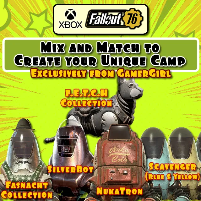 90 unit SANTATRON Collectron Camp - Fallout 76 Game Item - Gameflip