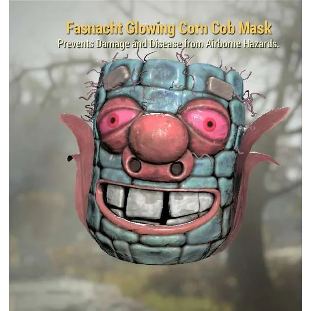 XBOX Glowing Corn Mask 2025 XBOX - Fallout 76 Game Item - Gameflip