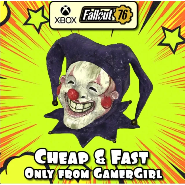 Fastnacht Buffoon Mask RARE XBOX - Fallout 76 Game Item - Gameflip