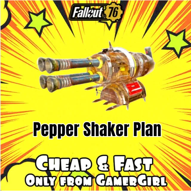 Pepper Shaker Plan - Fallout 76 Game Item - Gameflip
