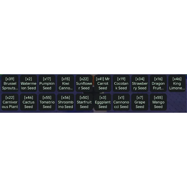 PLANT VS BRAINROT GAME ACCOUNT ( SEE POSTING FOR MORE DETAILS ...