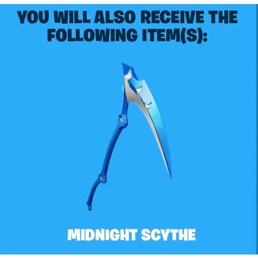 2800 Vbucks + Fortnite Midnight Scythe Pickaxe - Epic Games Games ...