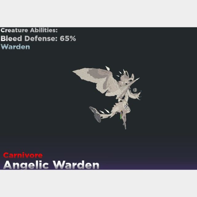Creatures of Sonaria Angelic Warden - Game Items - Gameflip