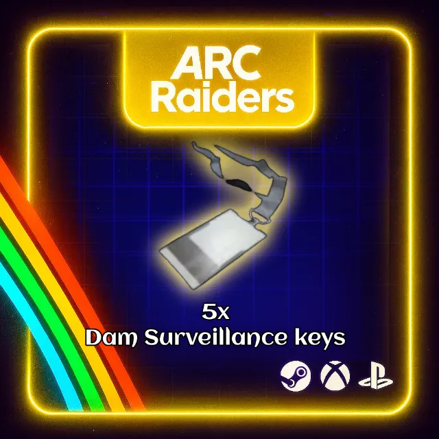ARC RAIDERS - 5x DAM SURVEILLANCE KEYS - ARC Raiders Game Item - Gameflip