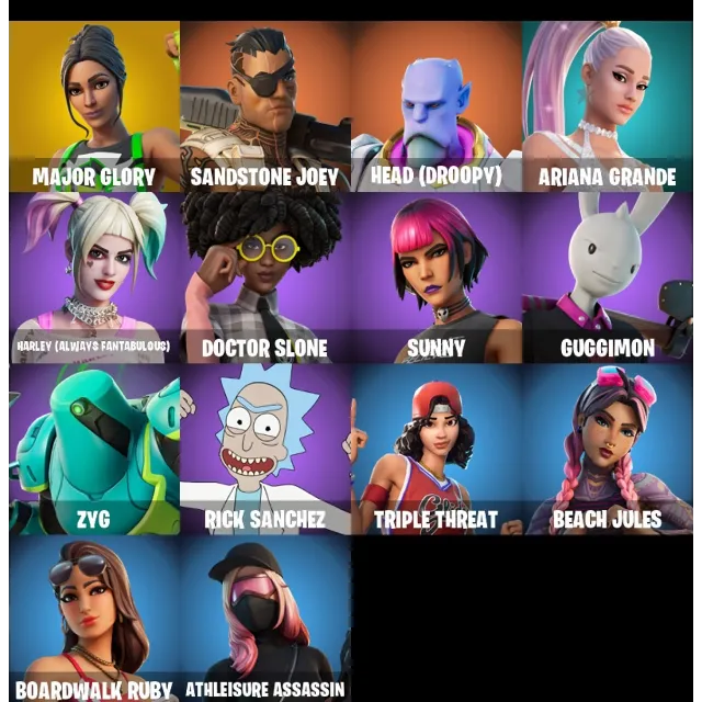 FORTNITE ACCOUNT | 14 RARE SKINS | OG RENEGADE RAIDER + MAJOR GLORY ...