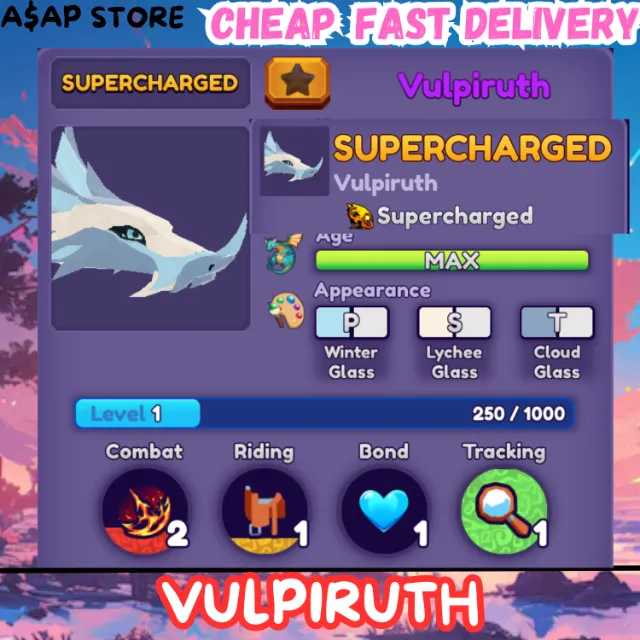 VULPIRUTH | SUPER CHARGED | DRAGON ADVENTURES - Dragon Adventures Game ...