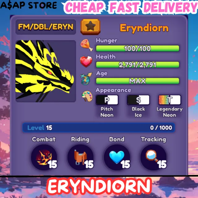 ERYNDIORN | DRAGON ADVENTURES - Dragon Adventures Game Item - Gameflip