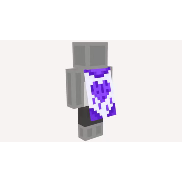 Minecraft Purple Heart Cape (Java + Bedrock Edition) - Minecraft Game ...