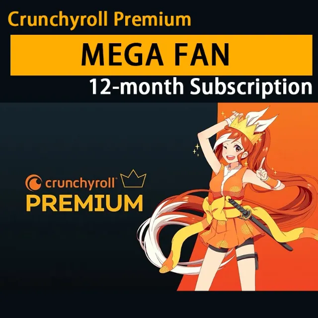 Crunchyroll Mega Fan 12 Months Global - Other Gift Cards - Gameflip