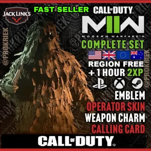 GHILLIE SKIN ⚡️⚡️JACK LINKS⚡️⚡️ COD MW2 - Call of Duty: Modern Warfare ...