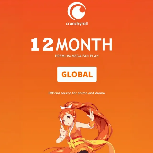 Crunchyroll Mega Fan 12 Months Global - Other Gift Cards - Gameflip
