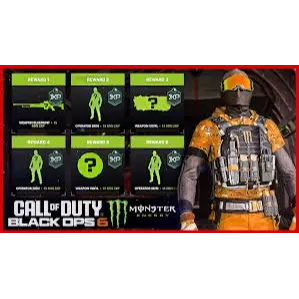BLACK OPS 6 MONSTER ENERGY BUNDLE 6 FULL SET - Call of Duty: Black Ops ...