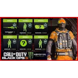 BLACK OPS 6 MONSTER ENERGY BUNDLE 6 FULL SET - Call of Duty: Black Ops ...