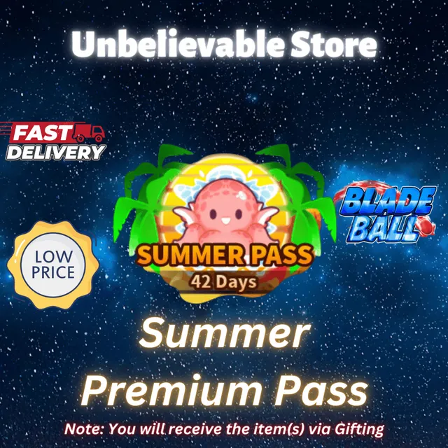 Summer Premium Pass - Blade Ball Game Item - Gameflip