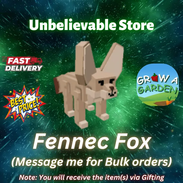 Fennec Fox - Roblox Game Item - Gameflip