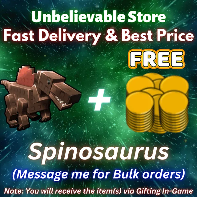 Spinosaurus - Roblox Game Item - Gameflip