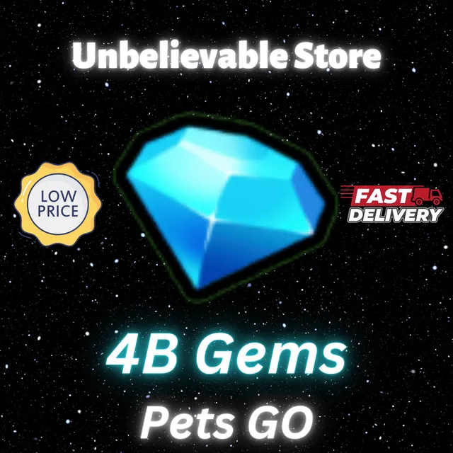 4B Gems Pets Go - Pets Go Game Item - Gameflip