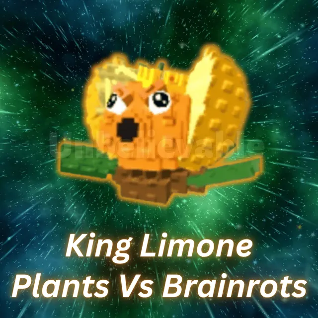 King Limone Plants Vs Brainrots - Roblox Game Item - Gameflip